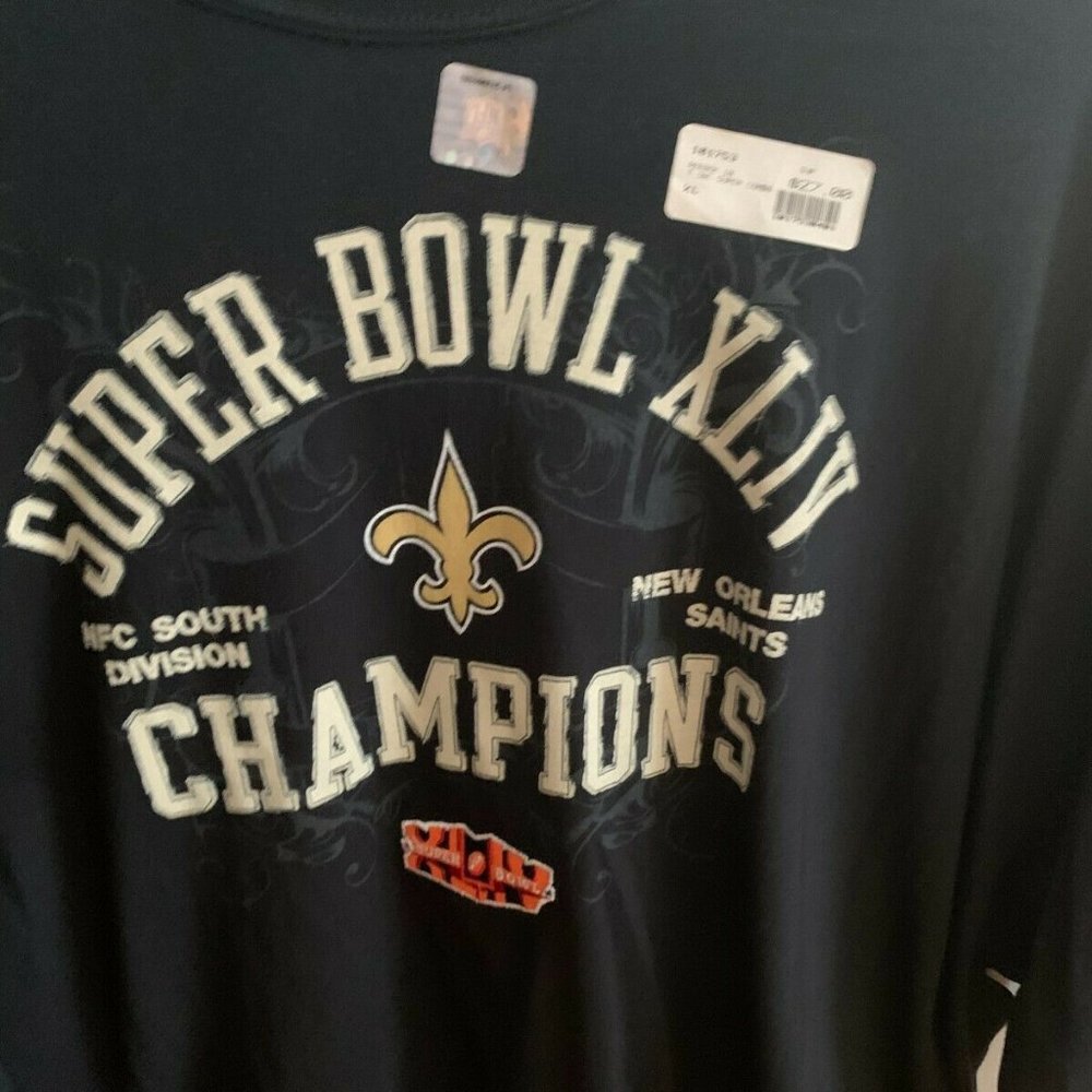 Saints Super Bowl 44 Champions Locker Room Tshirt - Gem